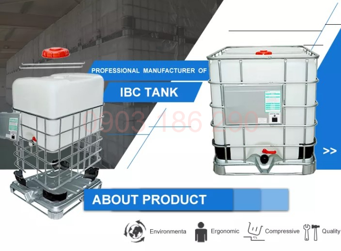 Thùng IBC Tank 1000 lit - Zonepack Việt Nam